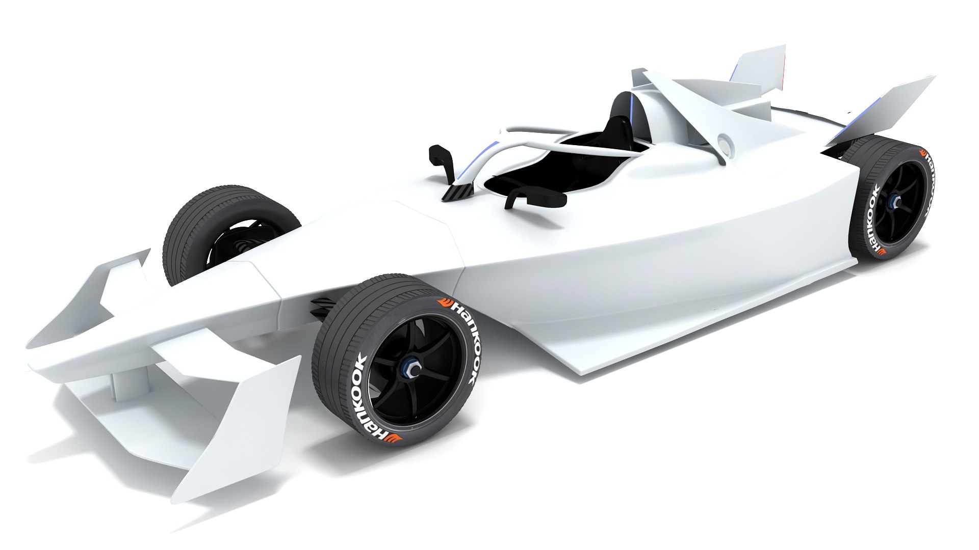 Gen3 Formula E Race Car Season 2022 - 2023 White Model - TurboSquid 2086070