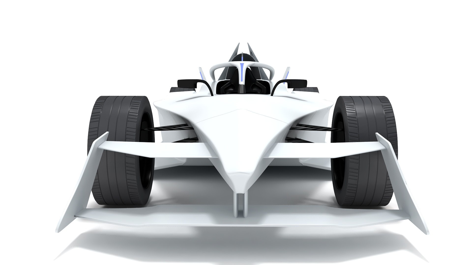 Gen3 Formula E Race Car Season 2022 - 2023 White Model - TurboSquid 2086070