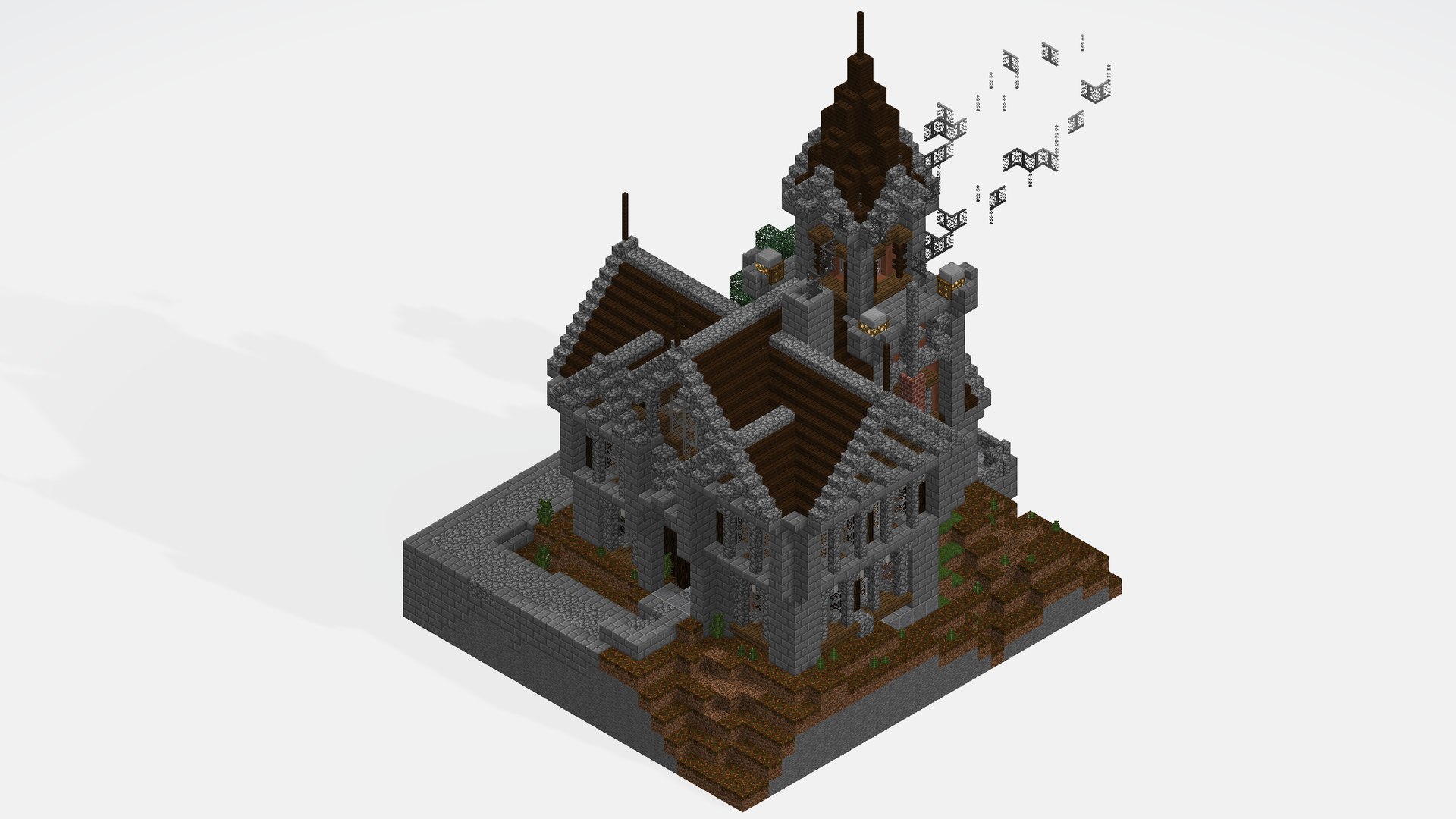 3D Model Stone Manor - TurboSquid 2518832