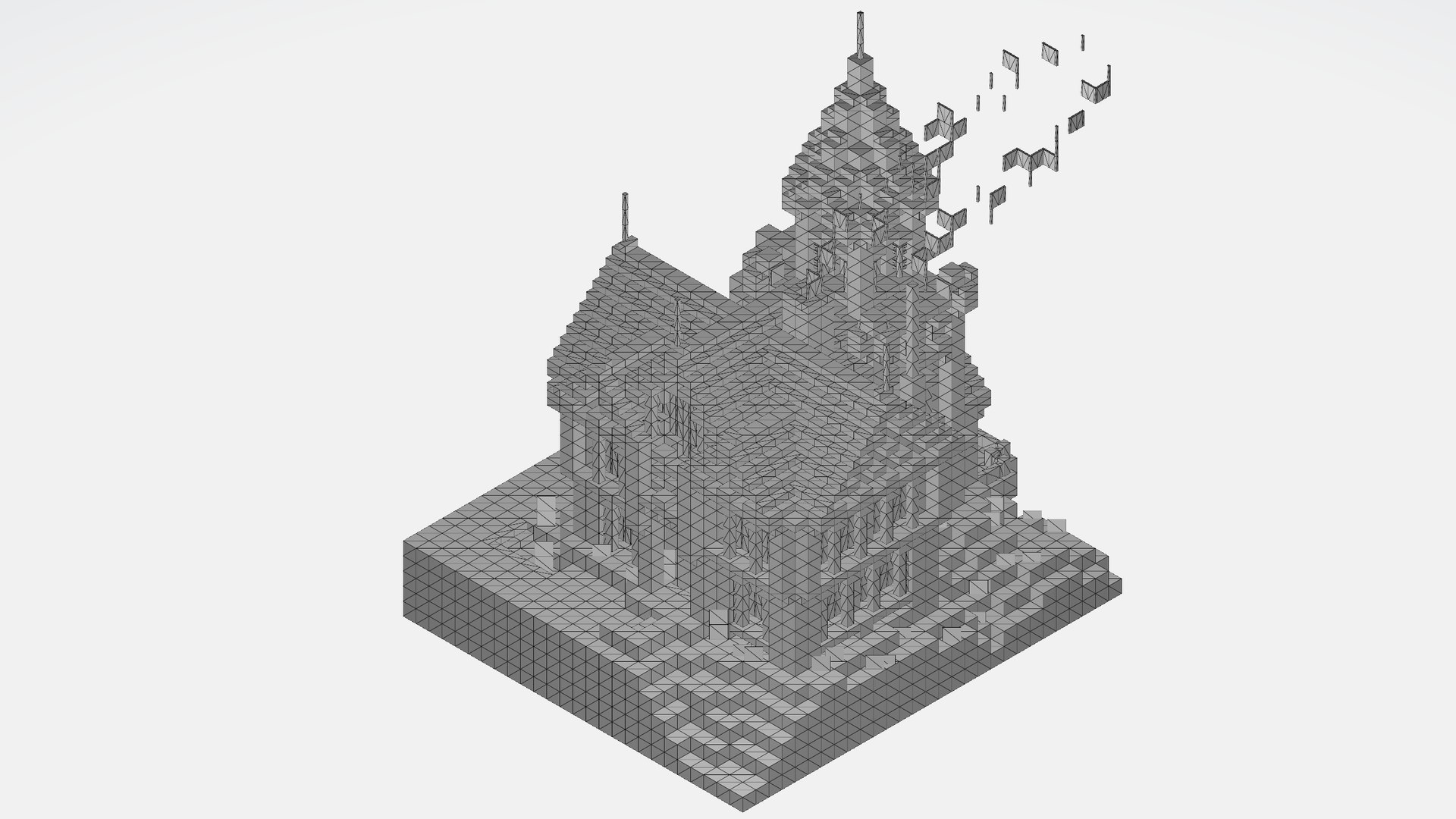 3D Model Stone Manor - TurboSquid 2518832