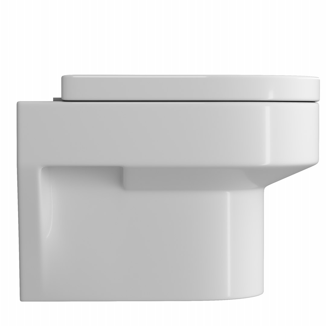 Wall hung water closet model - TurboSquid 1694518