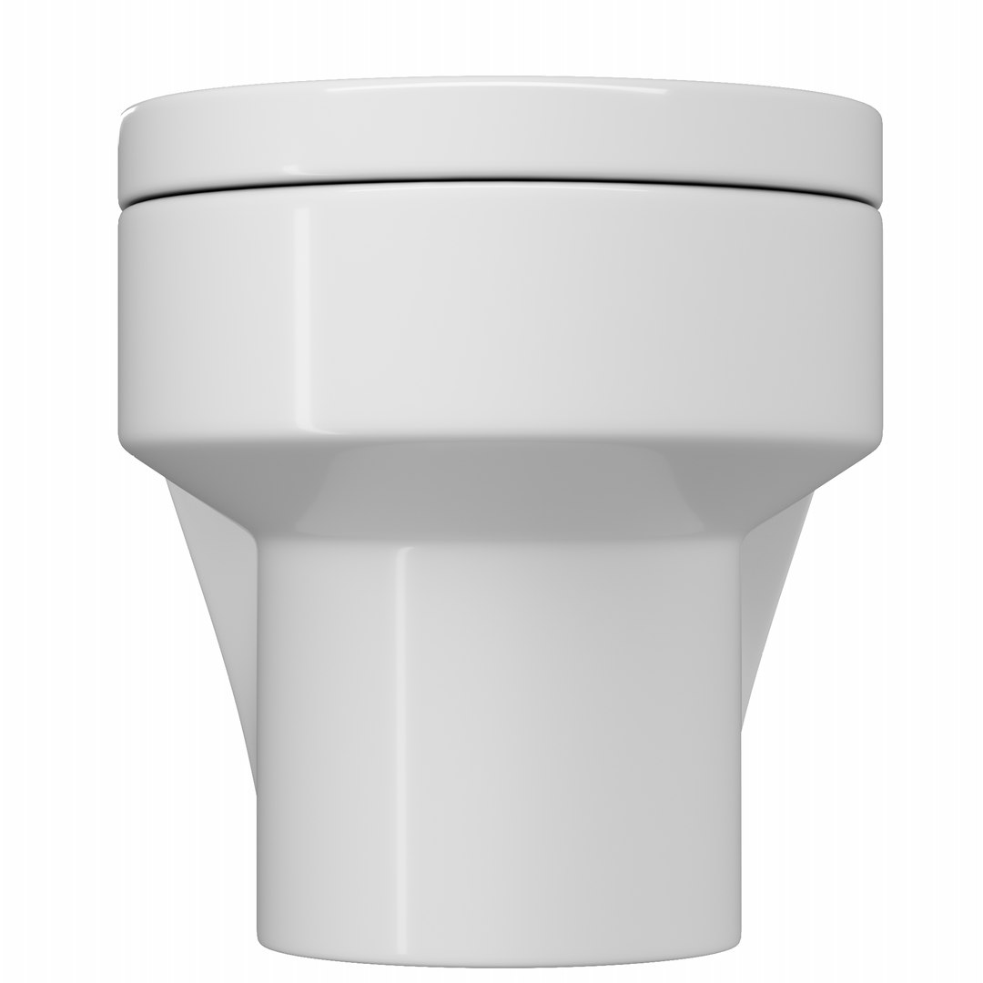 Wall hung water closet model - TurboSquid 1694518