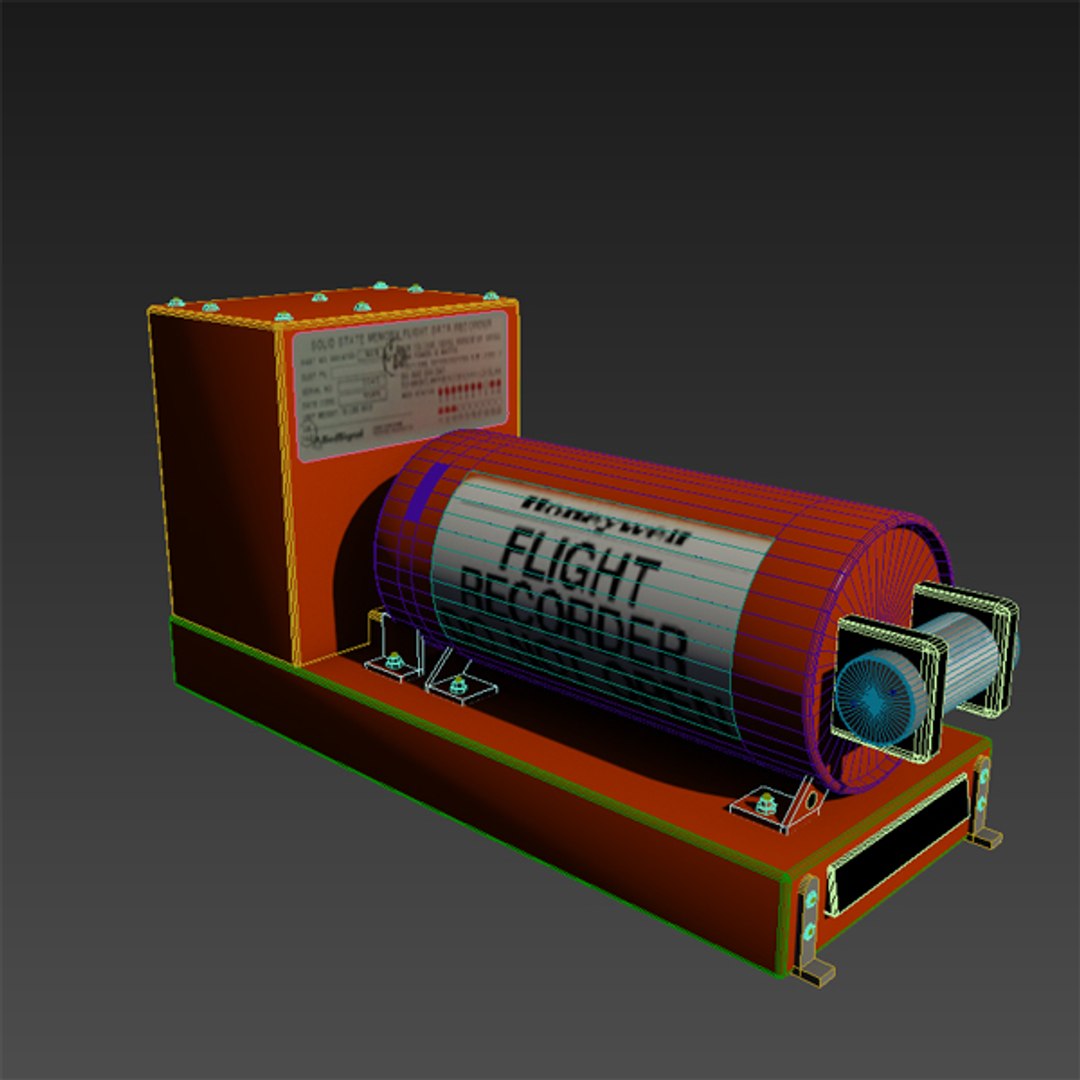 Honeywell Flight Recorder 3d Model