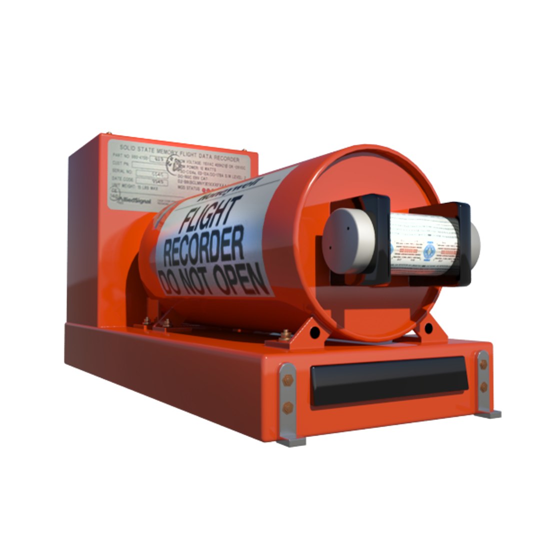 Honeywell Flight Recorder 3d Model