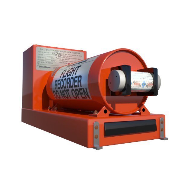honeywell flight recorder 3d model