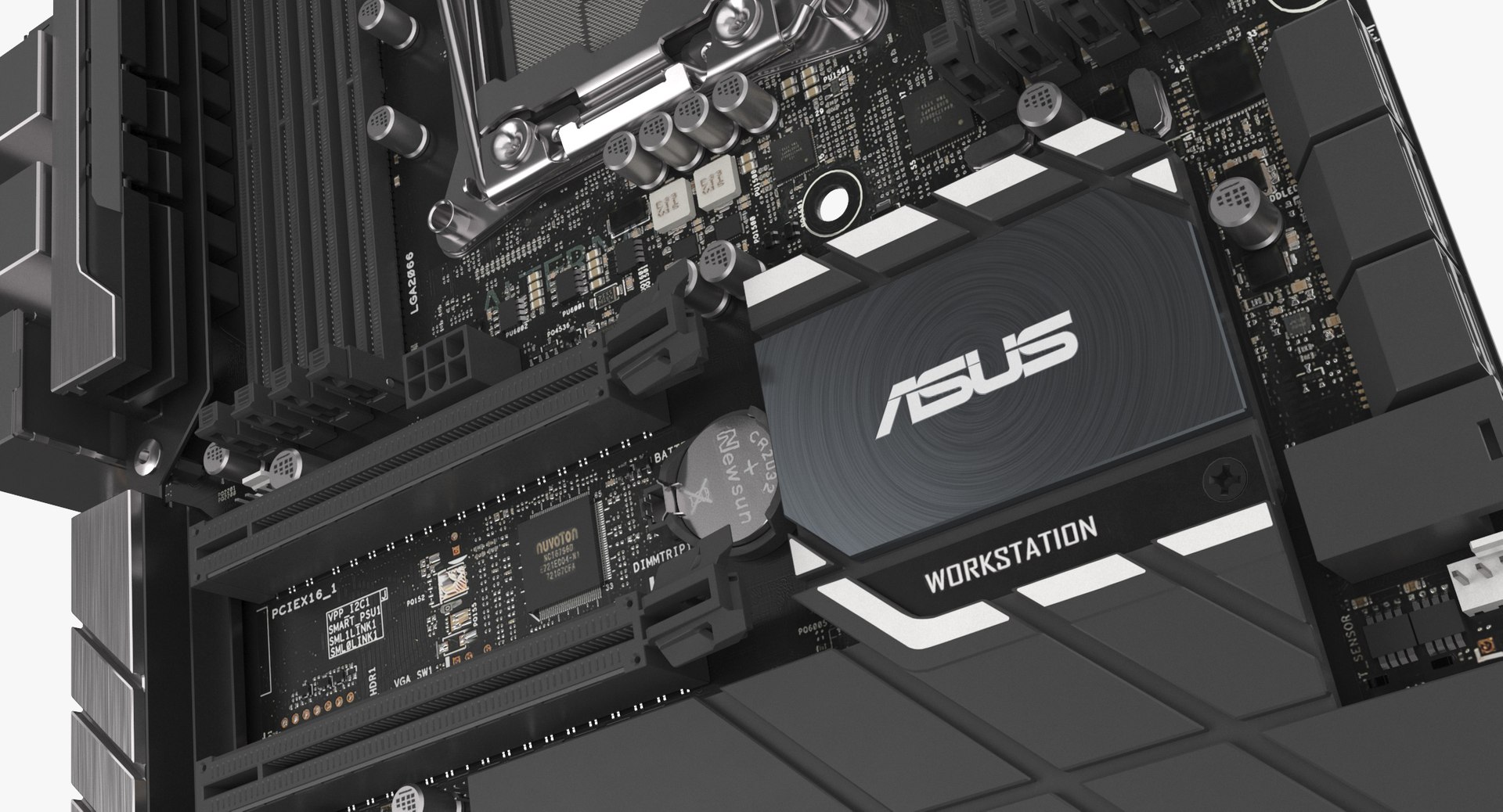 Asus Ws X299 Pro 3D Model - TurboSquid 1399242