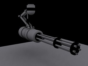Free 3D Minigun Models - Available For Download On TurboSquid