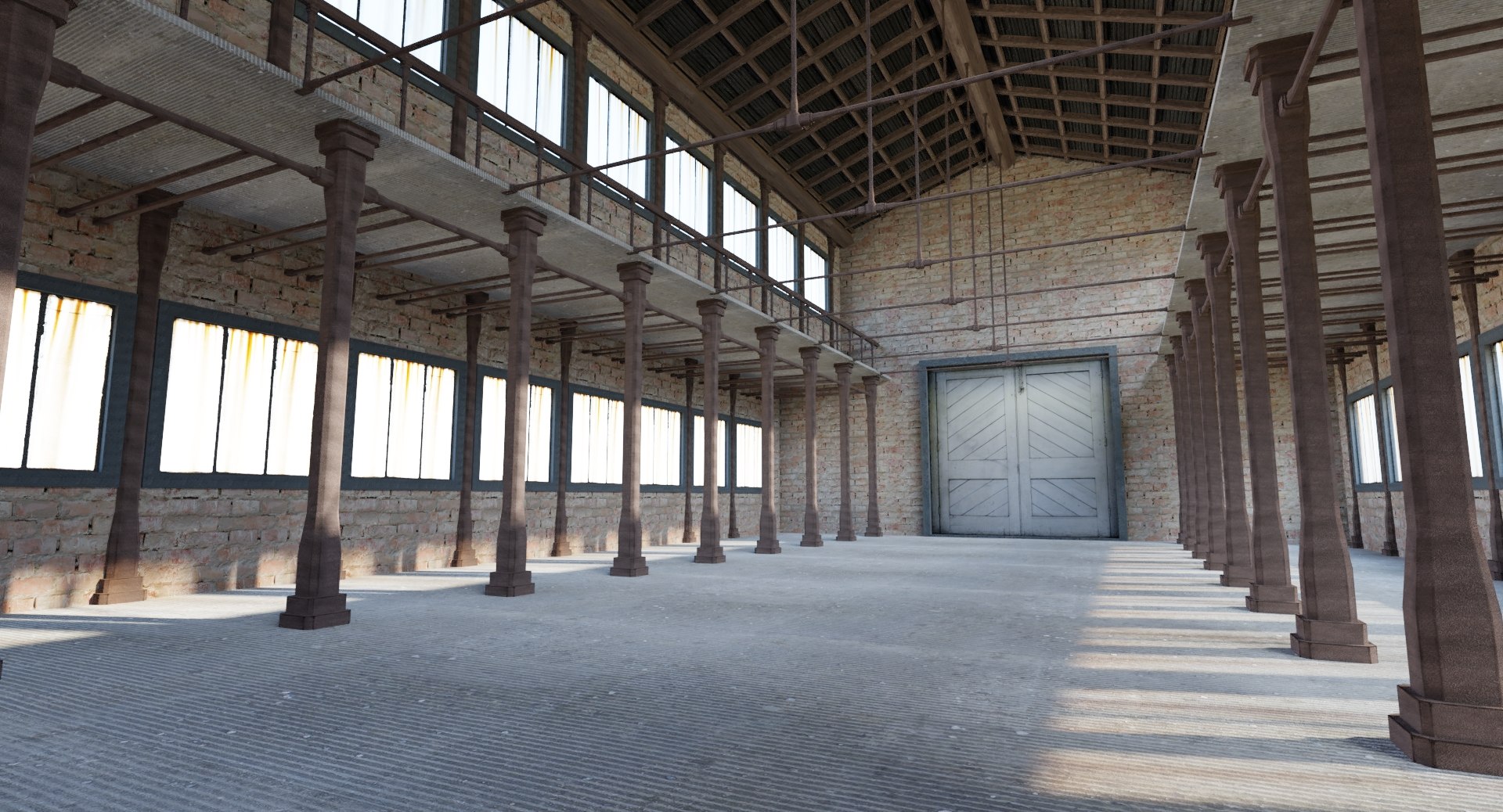 Old Warehouse 3D Model - TurboSquid 1244783