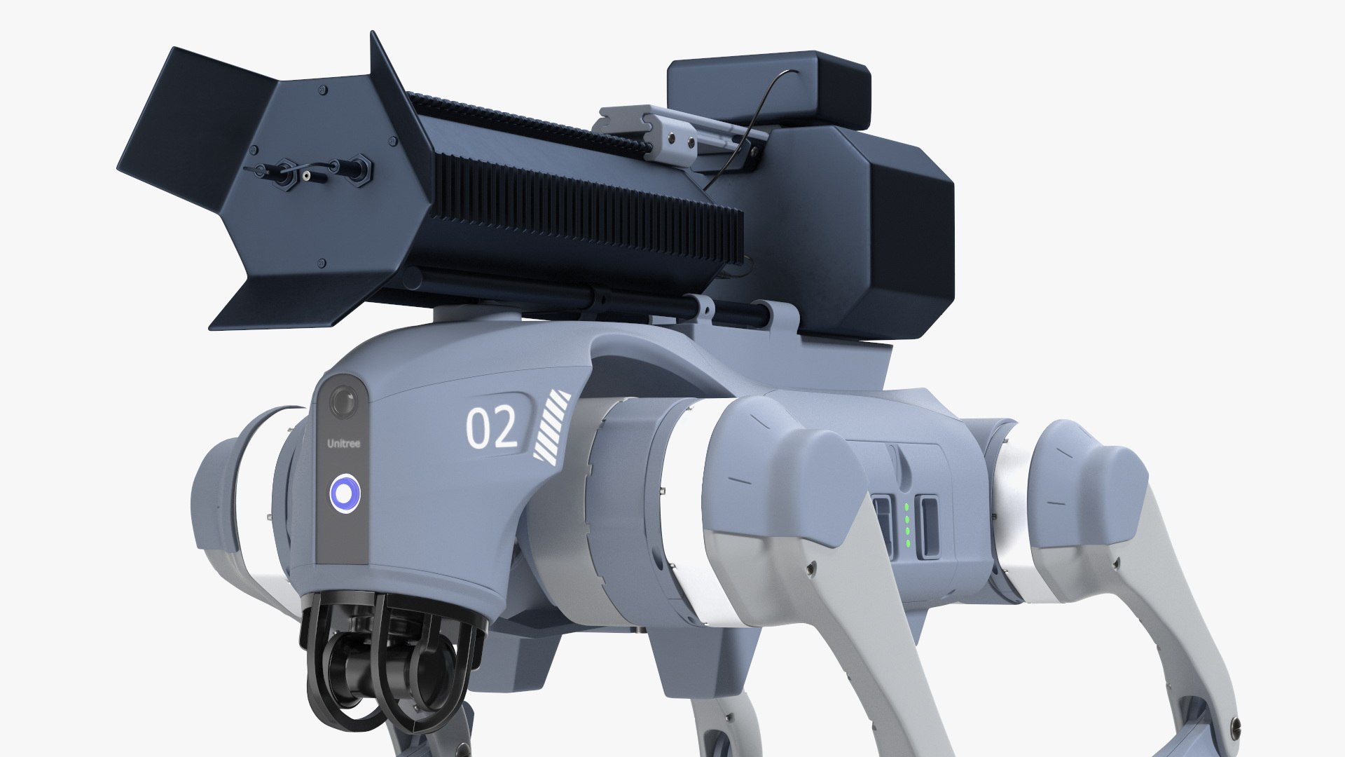 3D Thermonator Robot Dog In Walking Pose - TurboSquid 2252647