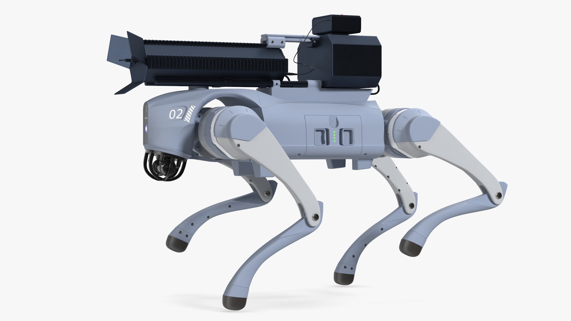 3D Thermonator Robot Dog In Walking Pose - TurboSquid 2252647