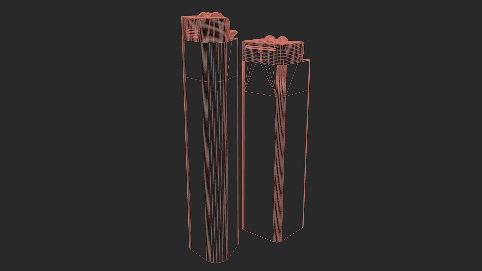 3D Model 2 Lighters - TurboSquid 1945322