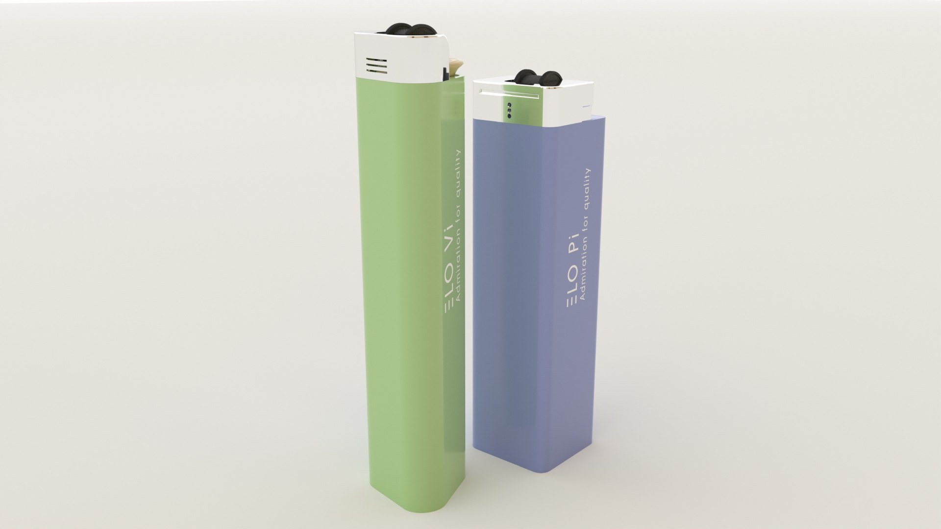 3D Model 2 Lighters - TurboSquid 1945322