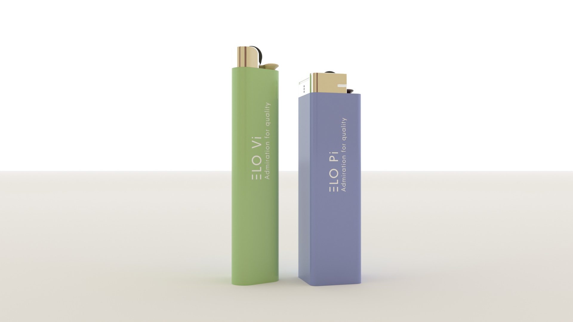 3D Model 2 Lighters - TurboSquid 1945322