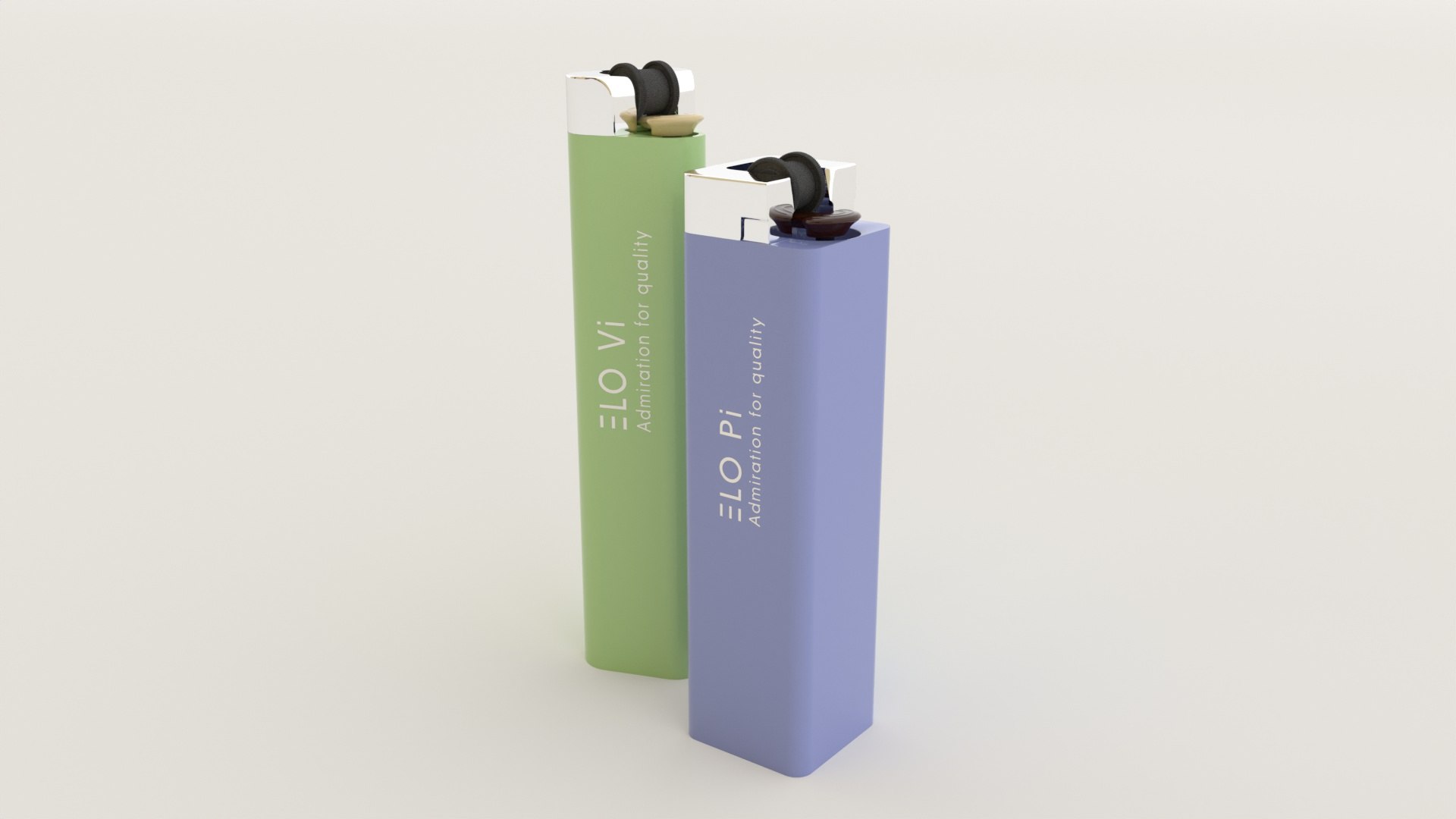 3D Model 2 Lighters - TurboSquid 1945322