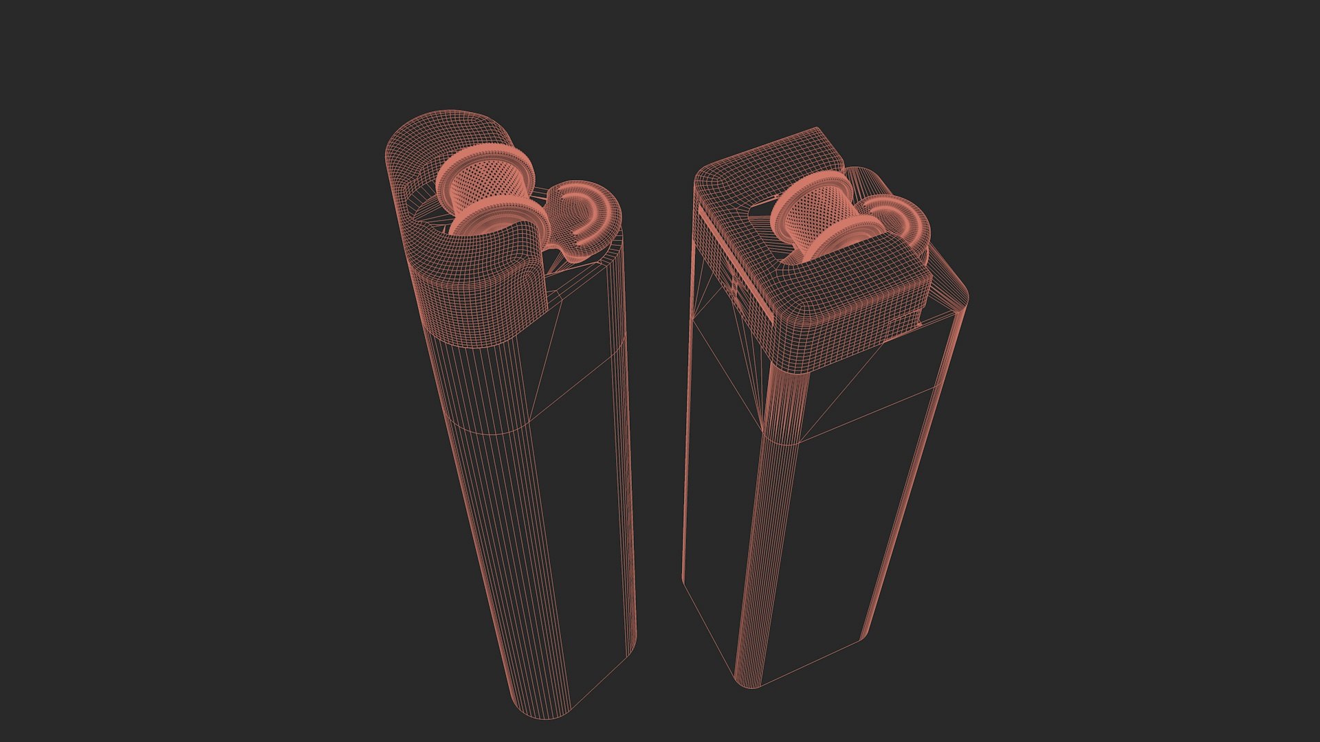 3D Model 2 Lighters - TurboSquid 1945322