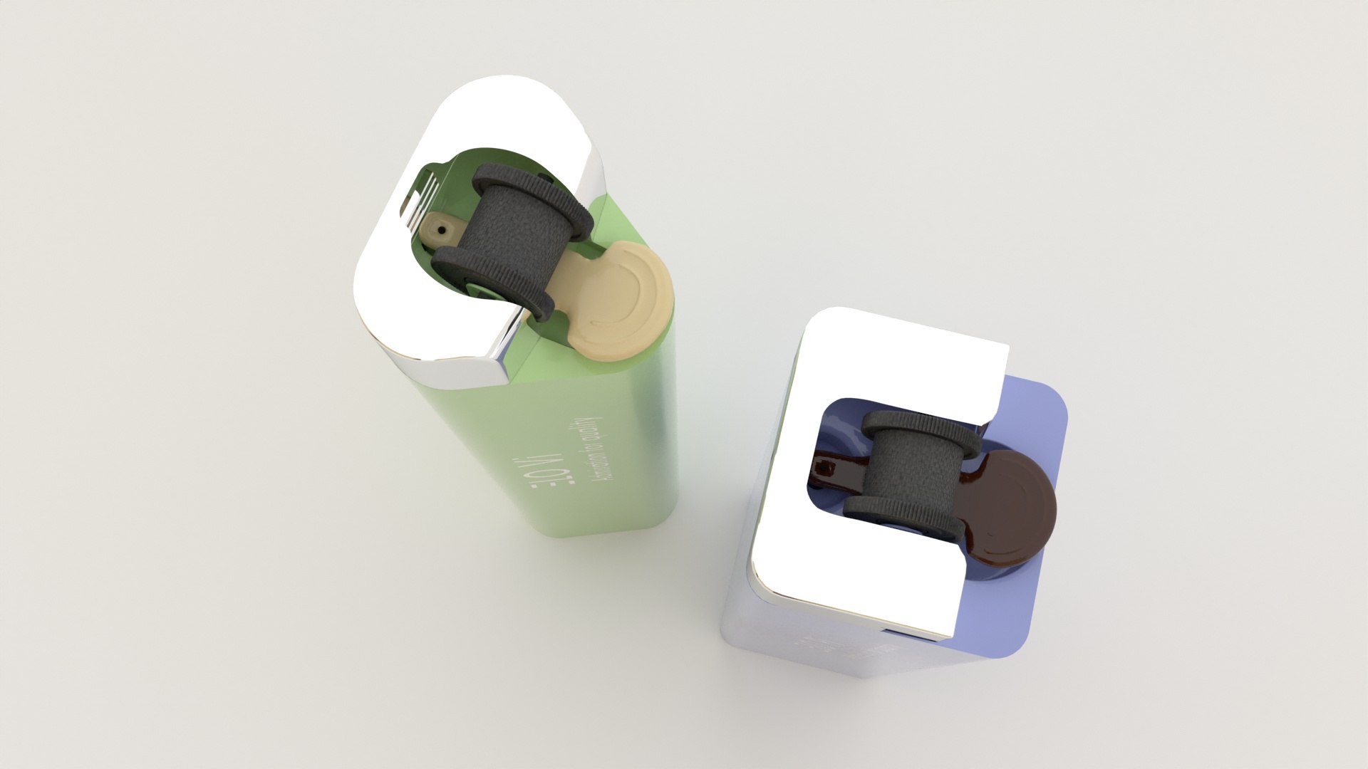 3D Model 2 Lighters - TurboSquid 1945322