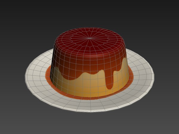 Pudding cartoon 3D model - TurboSquid 1416162