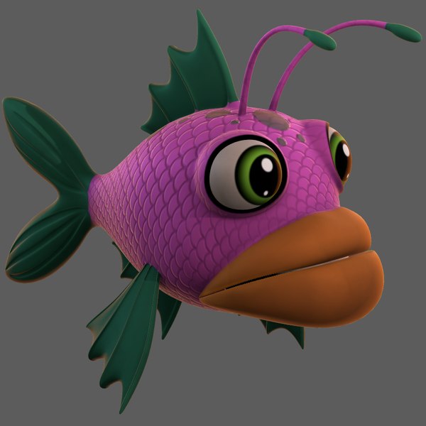 Cartoon Fish Blender Models for Download | TurboSquid