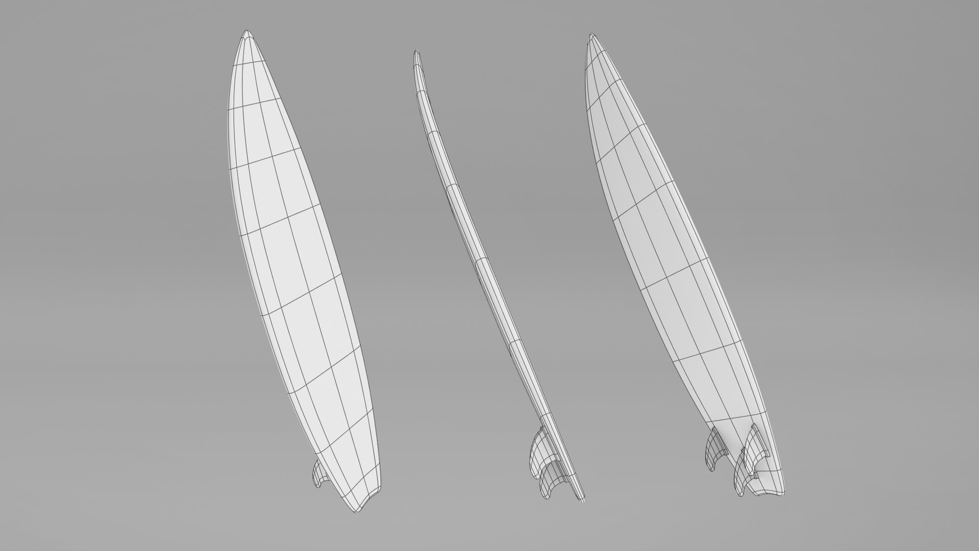 Surfboards Low-poly Model - TurboSquid 2105377