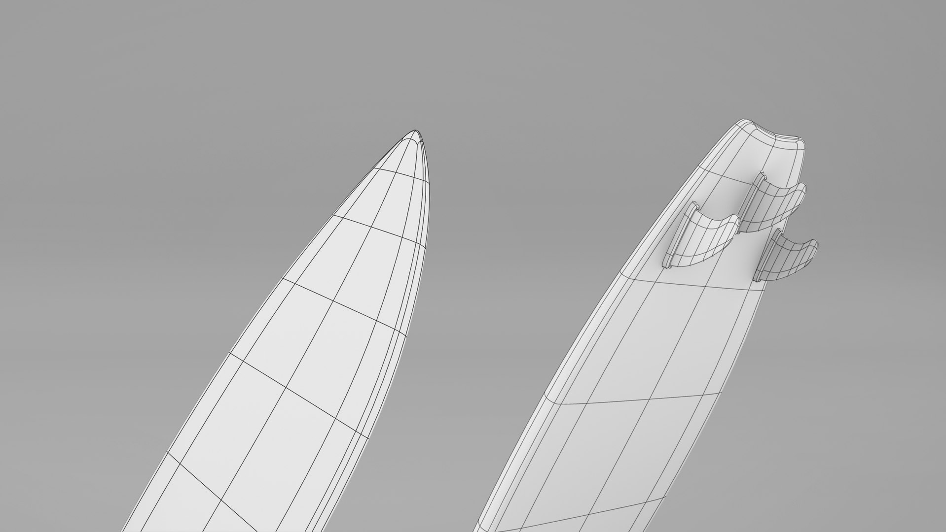 Surfboards Low-poly Model - TurboSquid 2105377