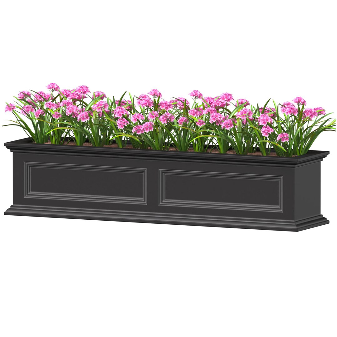 3D model Window box flower pot Balcony container garden - TurboSquid ...