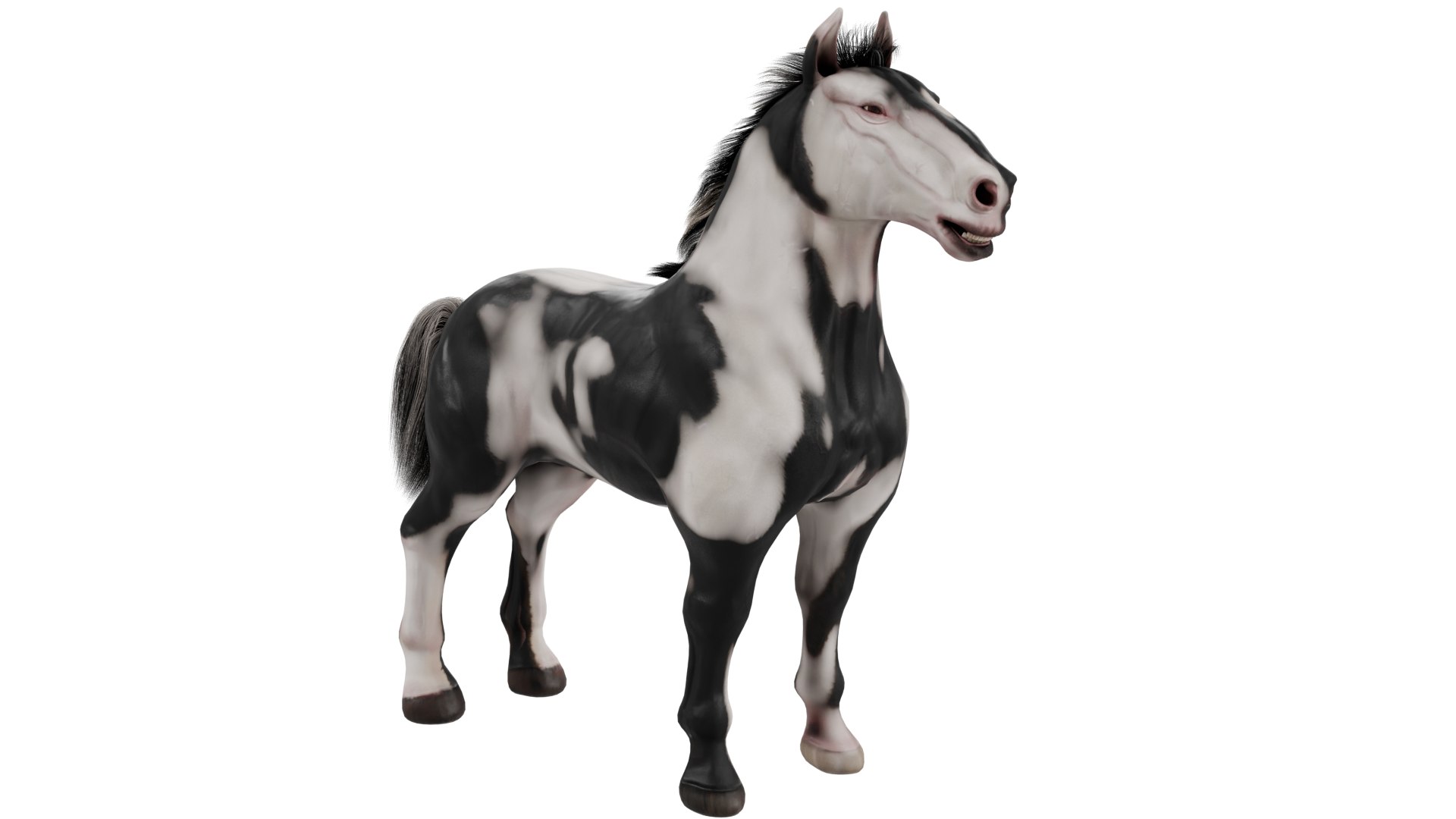 3D Draft Horse Model - TurboSquid 2384506