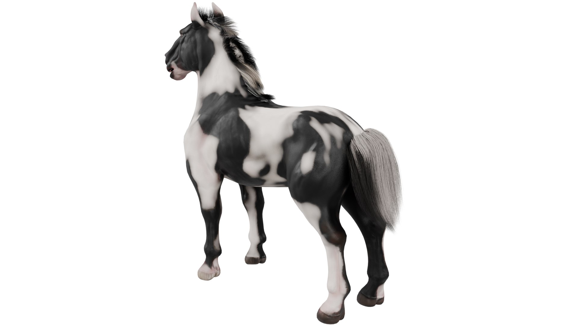 3D Draft Horse Model - TurboSquid 2384506