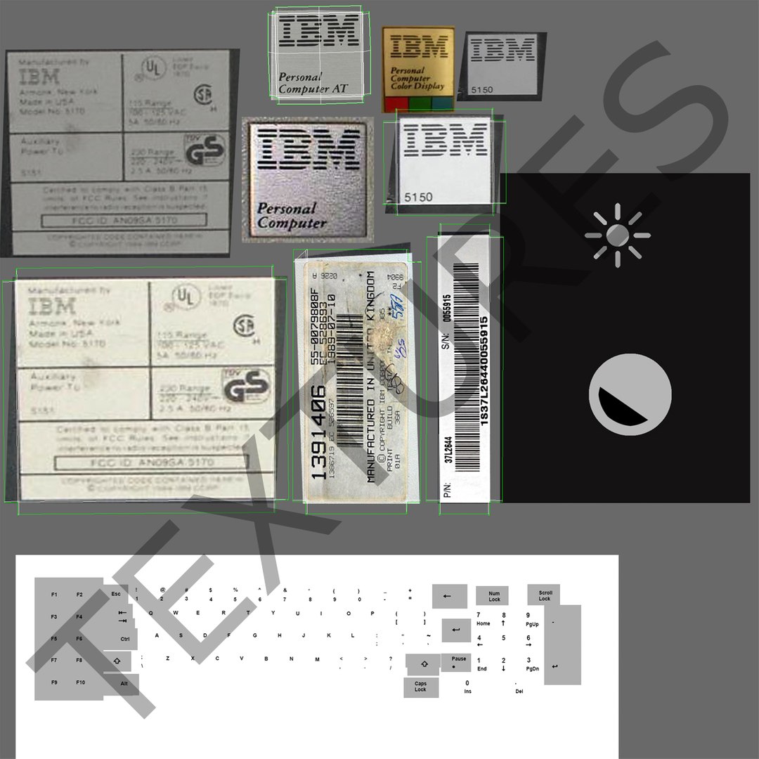 Ibm Pc Xt Computer 3d 3ds
