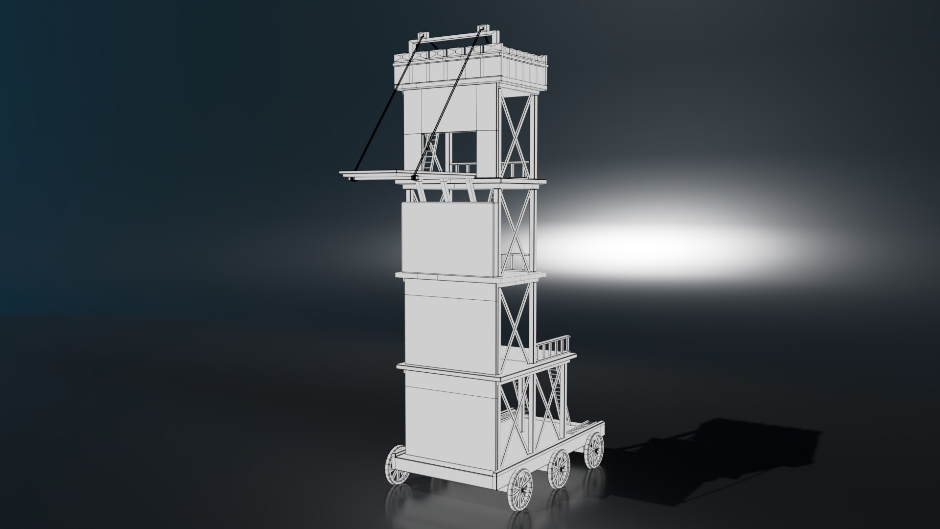 3D Model Castle Siege - TurboSquid 2330648