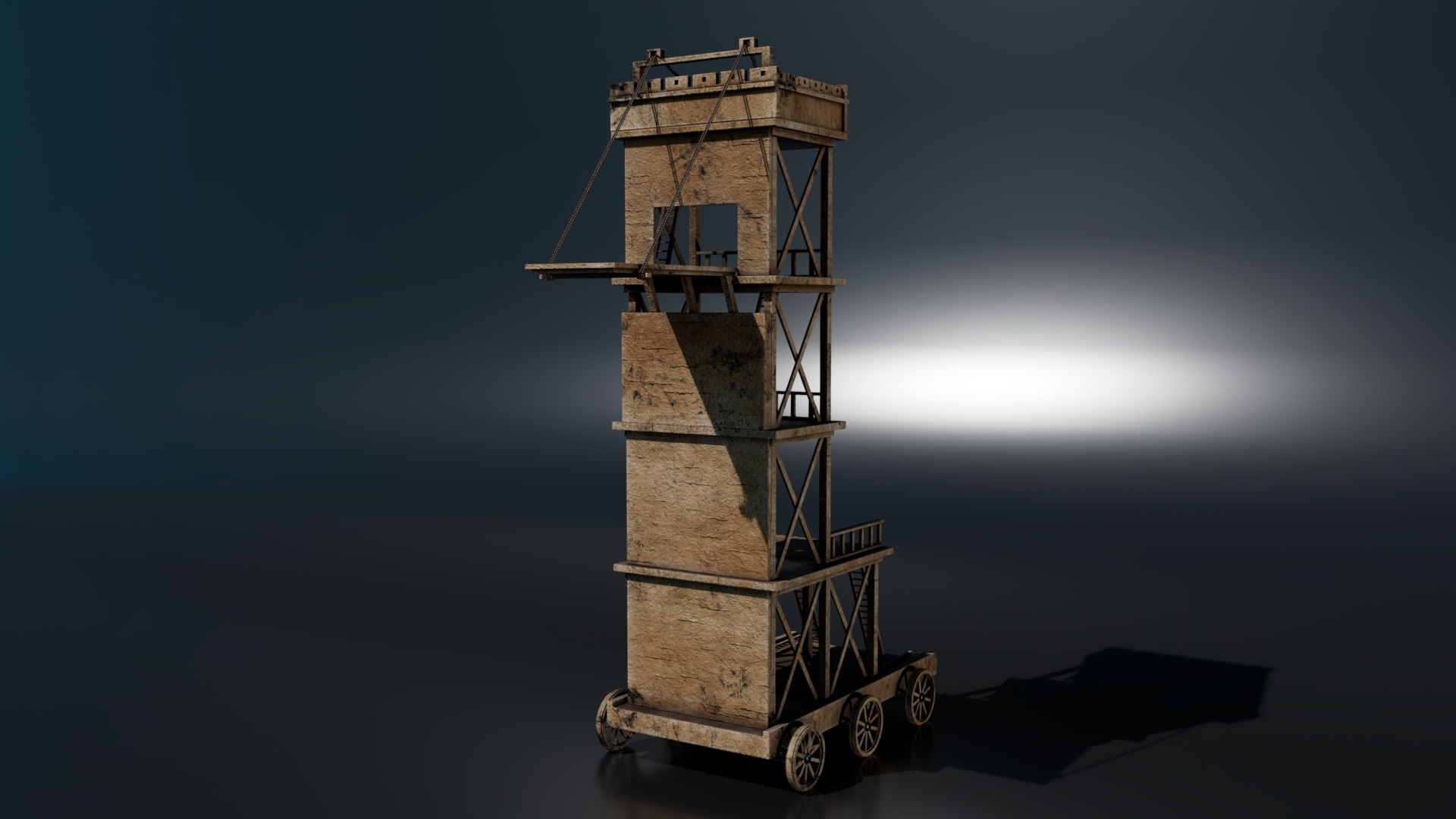 3D Model Castle Siege - TurboSquid 2330648