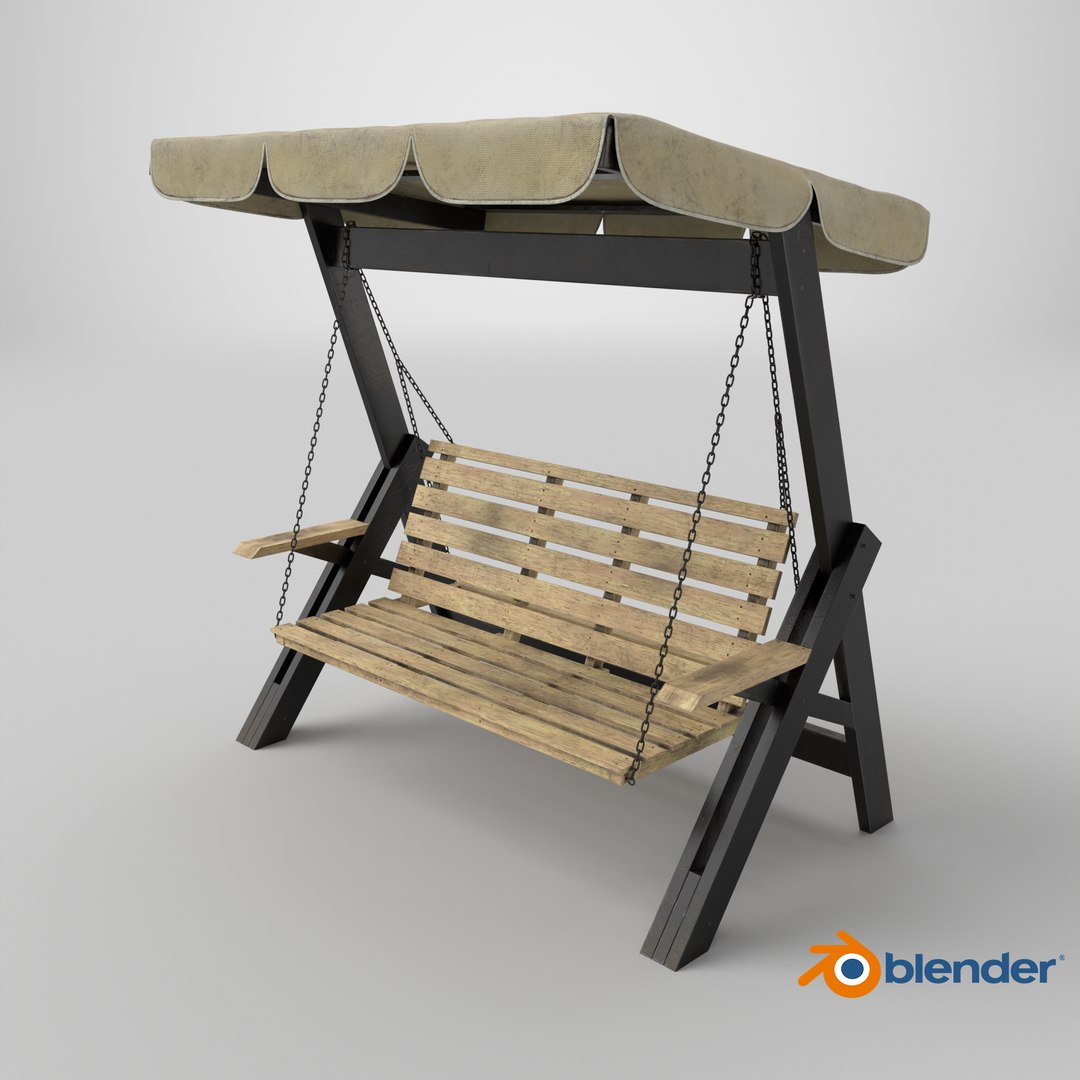 GardenSwing 01 W 3D - TurboSquid 2258619