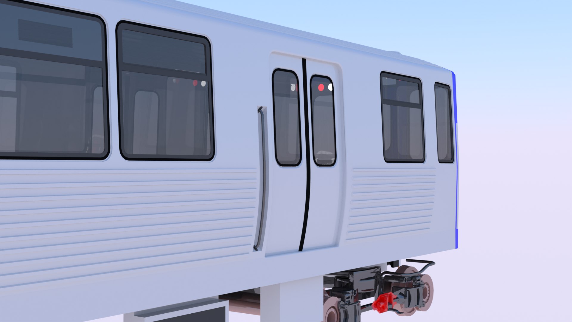 Chicago Metro Train 3D Model - TurboSquid 2100536