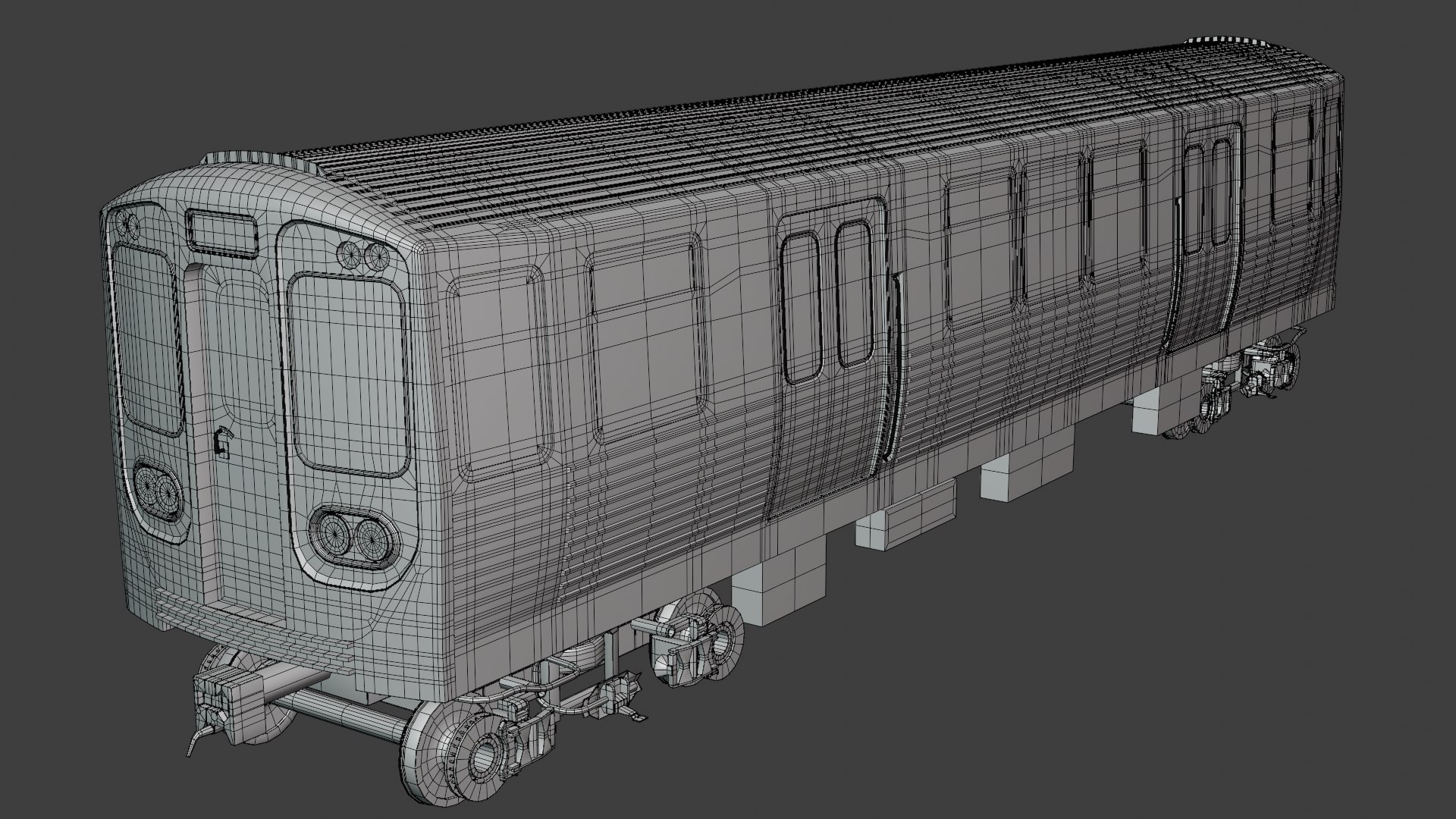 Chicago Metro Train 3D Model - TurboSquid 2100536