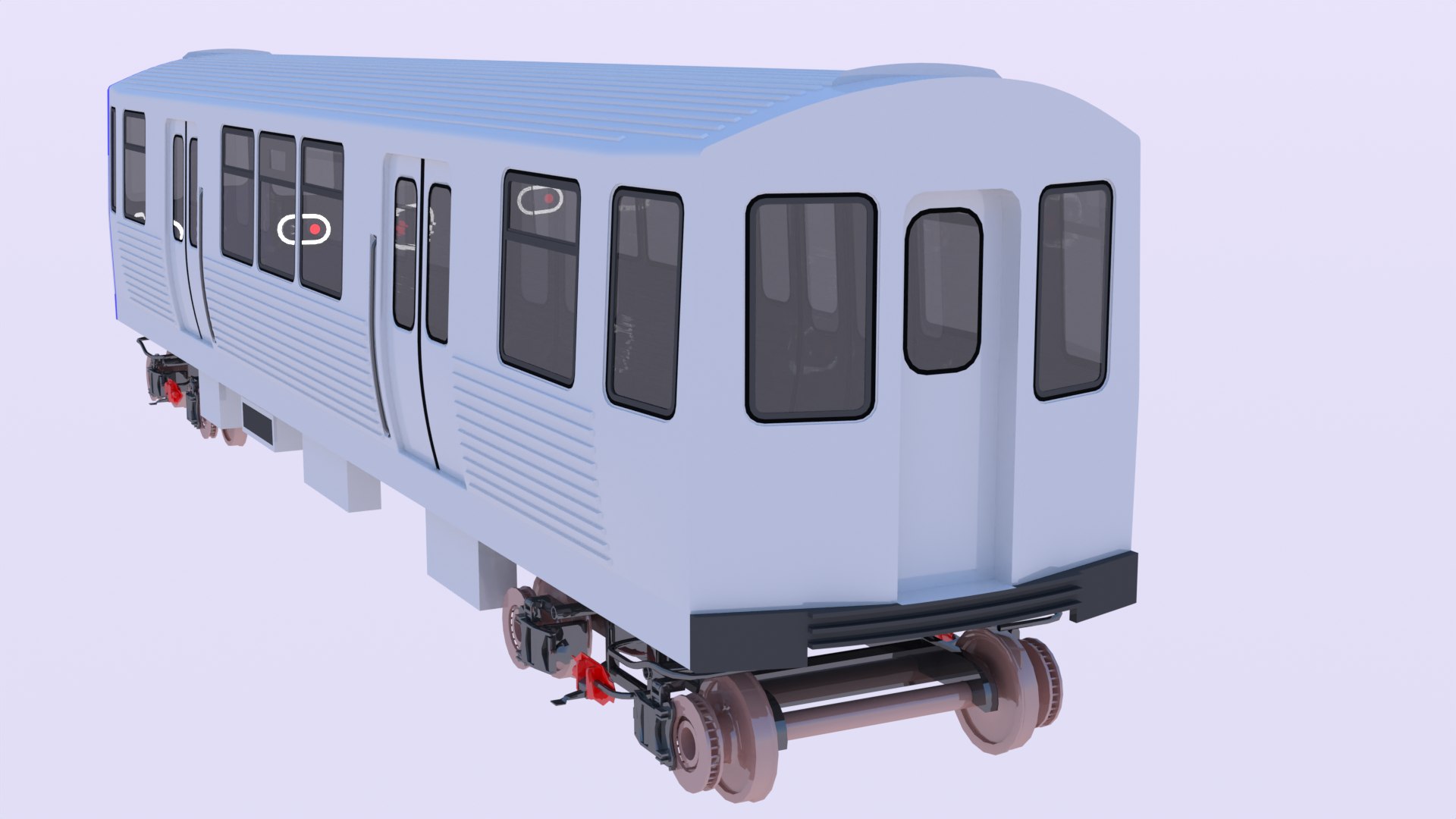Chicago Metro Train 3D Model - TurboSquid 2100536