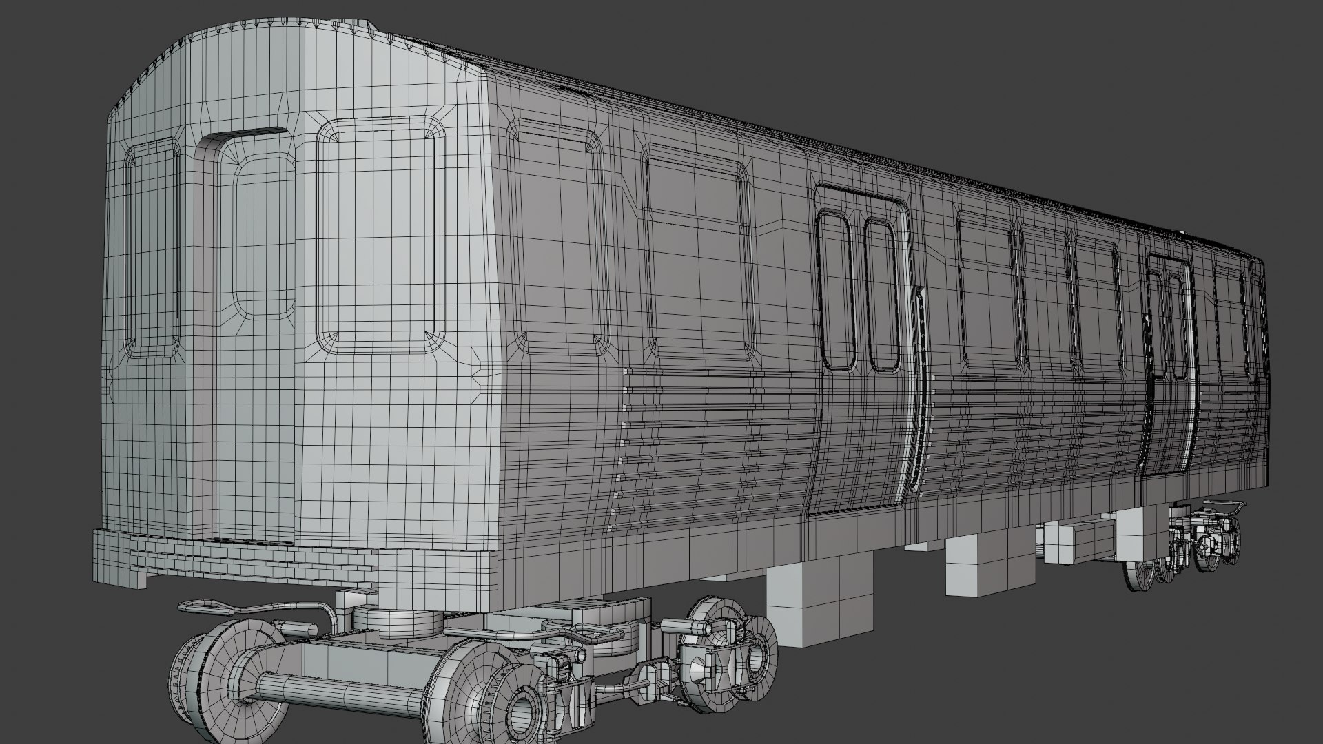 Chicago Metro Train 3D Model - TurboSquid 2100536