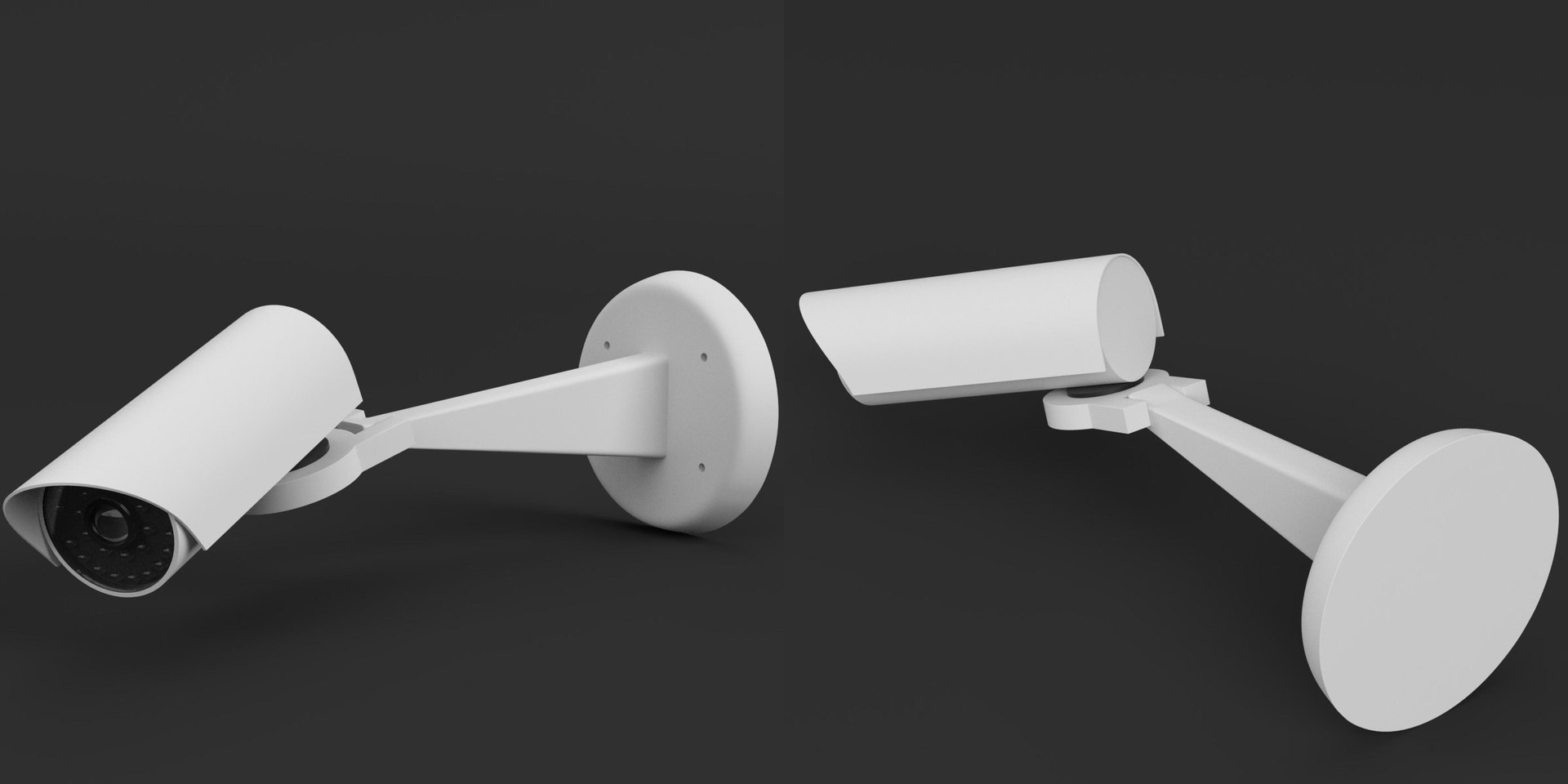 3d Model Surveillance Camera