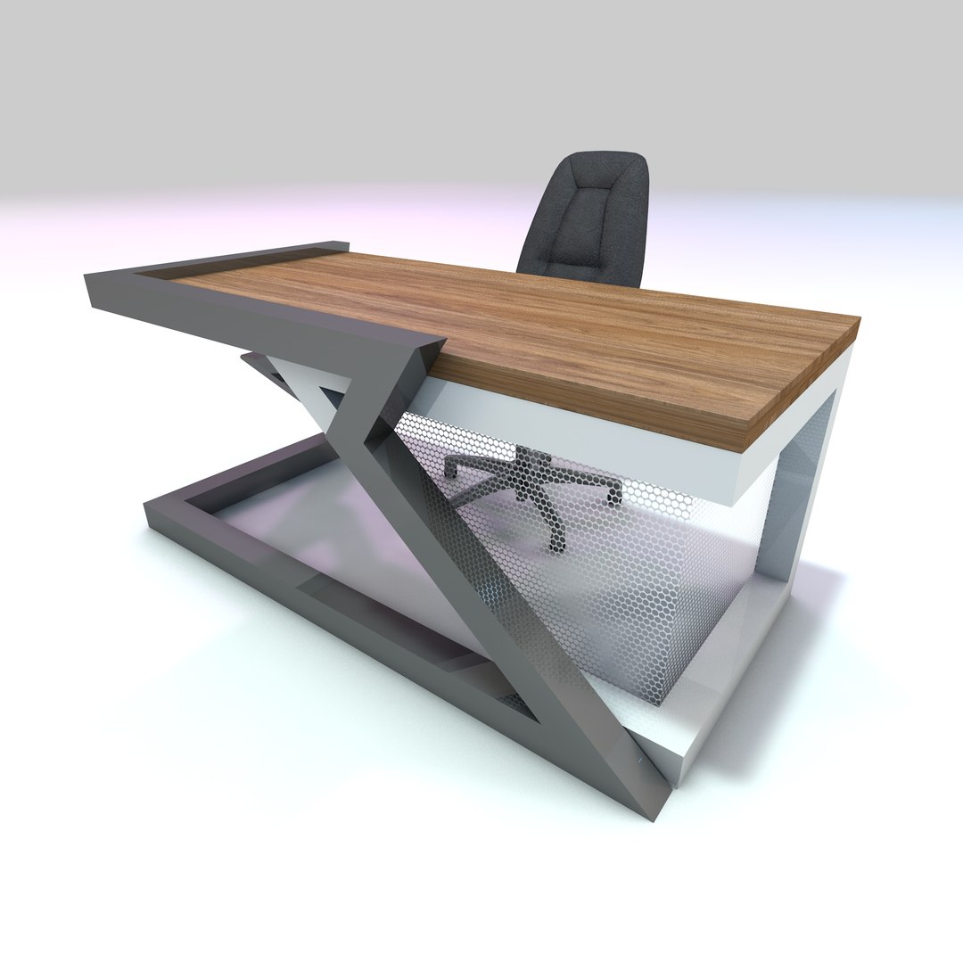 Office desk3 3D model - TurboSquid 1975631