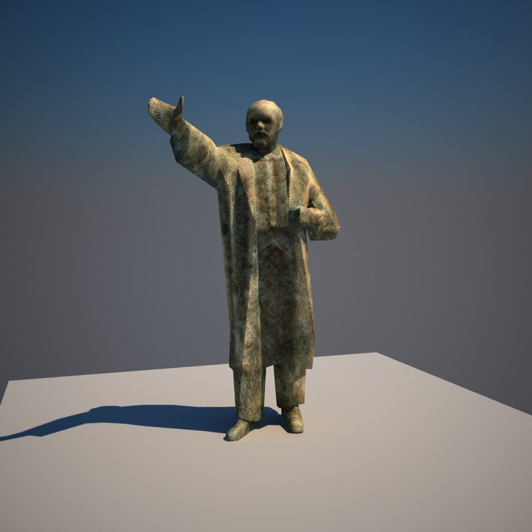 3d Model Of Lenin