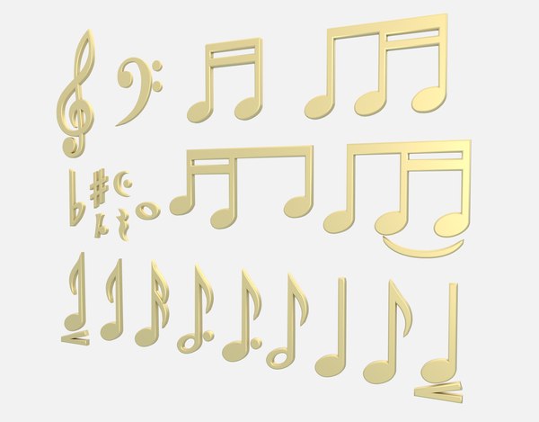 Musical Note 3D Models for Download | TurboSquid