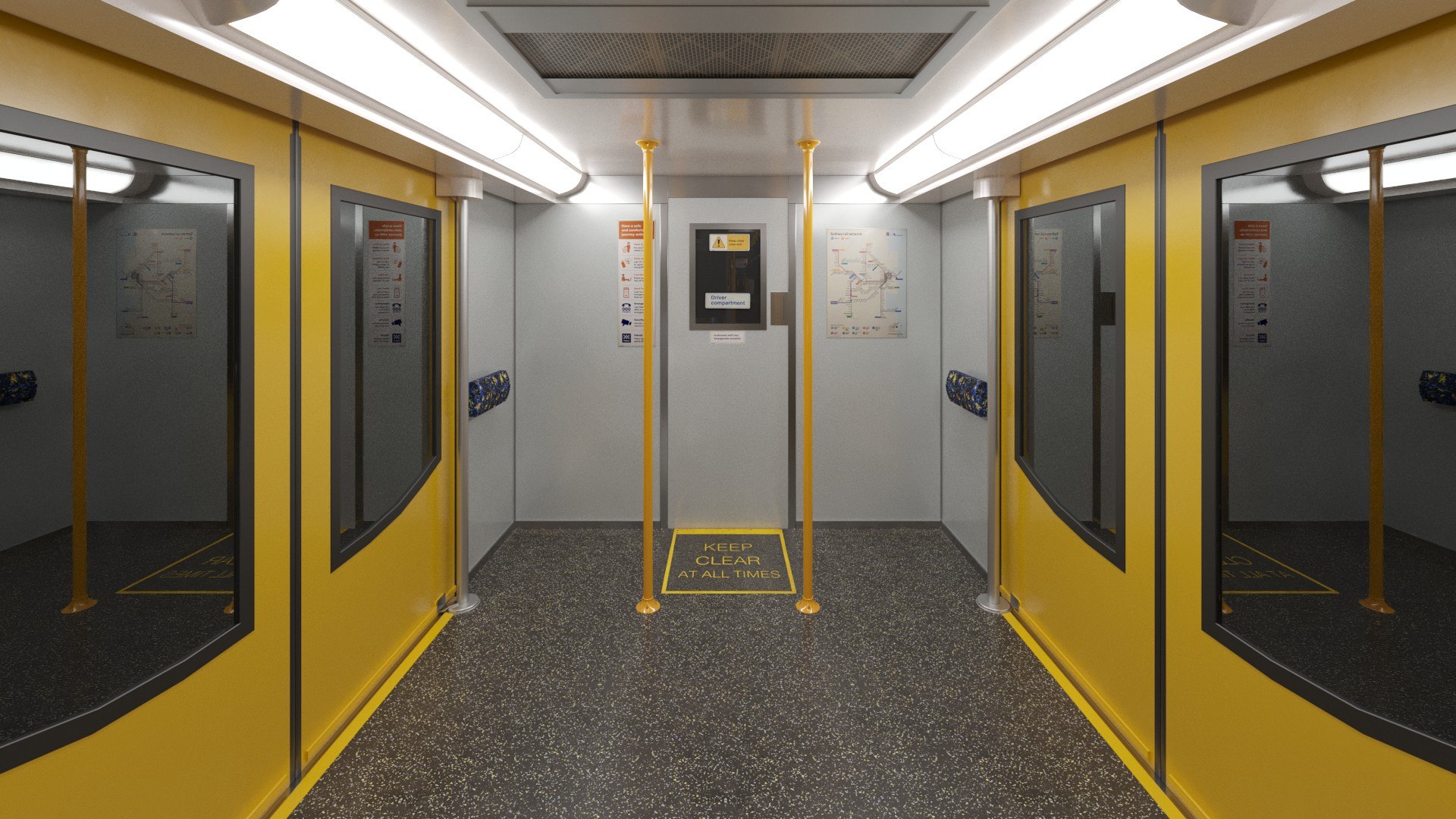 3D Model Tangara Sydney Train Rigged - TurboSquid 1843047