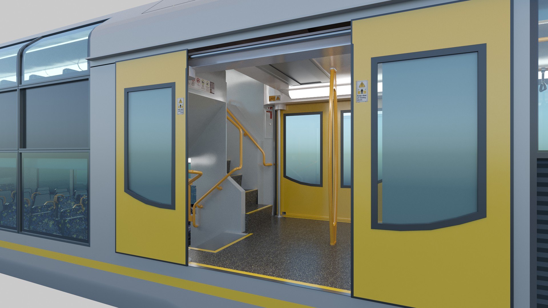 3D Model Tangara Sydney Train Rigged - TurboSquid 1843047