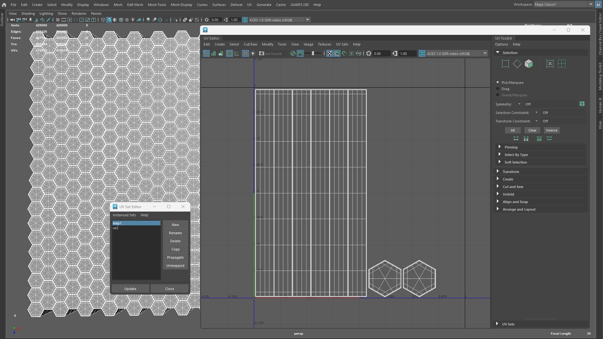3D Hexagon Grid Seamless Loop Animation 2 Model - TurboSquid 2295396