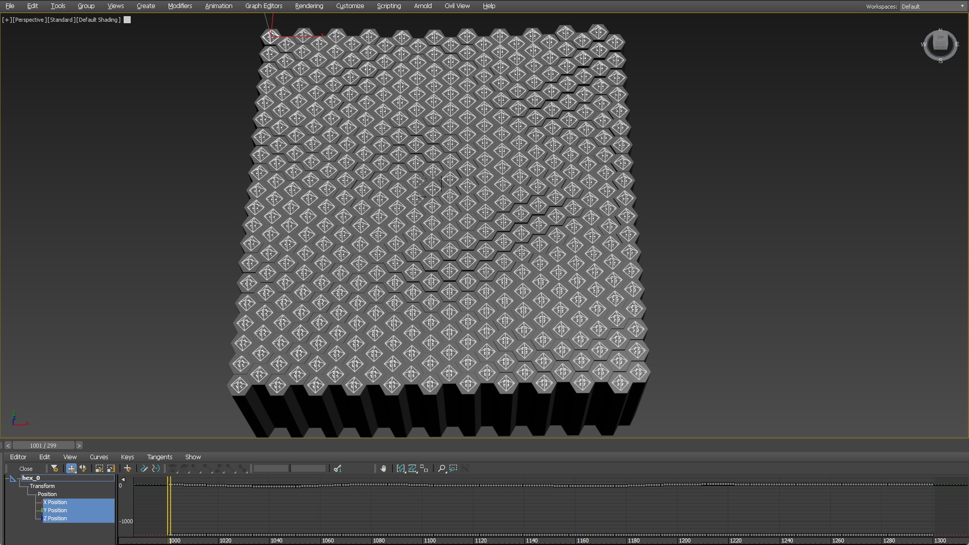 3D Hexagon Grid Seamless Loop Animation 2 Model - TurboSquid 2295396