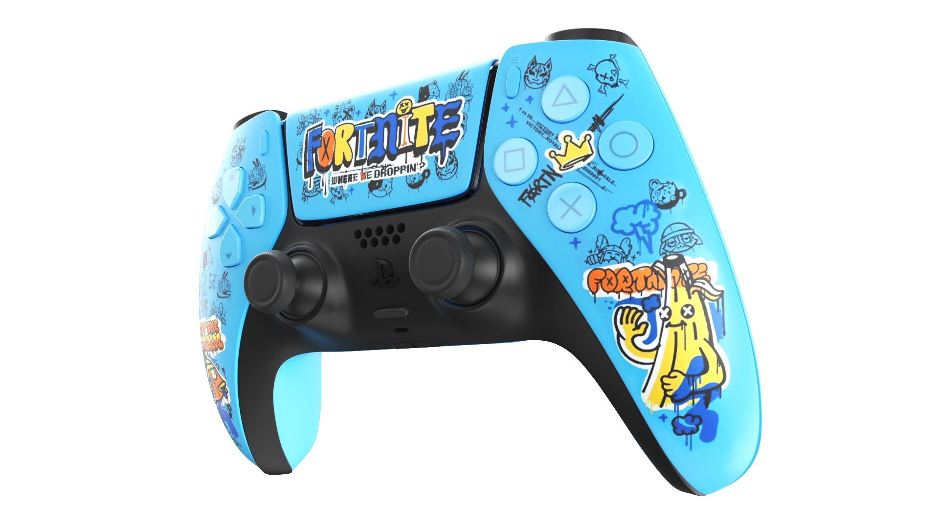Detailed Fortnite Dualsense Controller 3D Model - TurboSquid 2325575