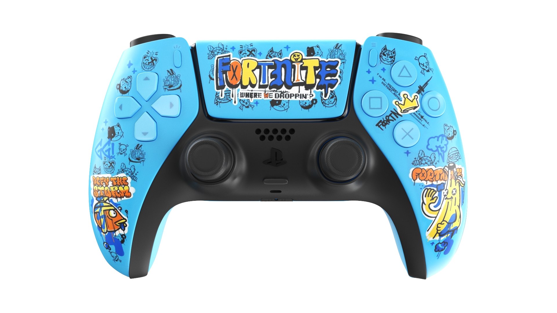 Detailed Fortnite Dualsense Controller 3D Model - TurboSquid 2325575