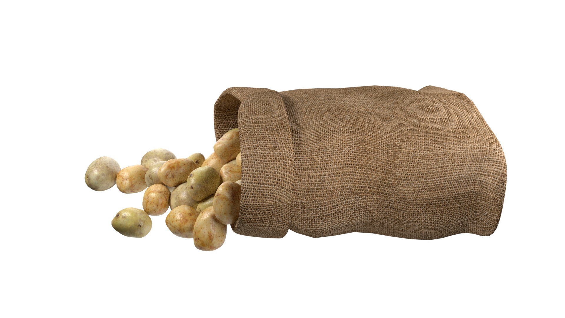 Potato Sack Model - TurboSquid 2388654