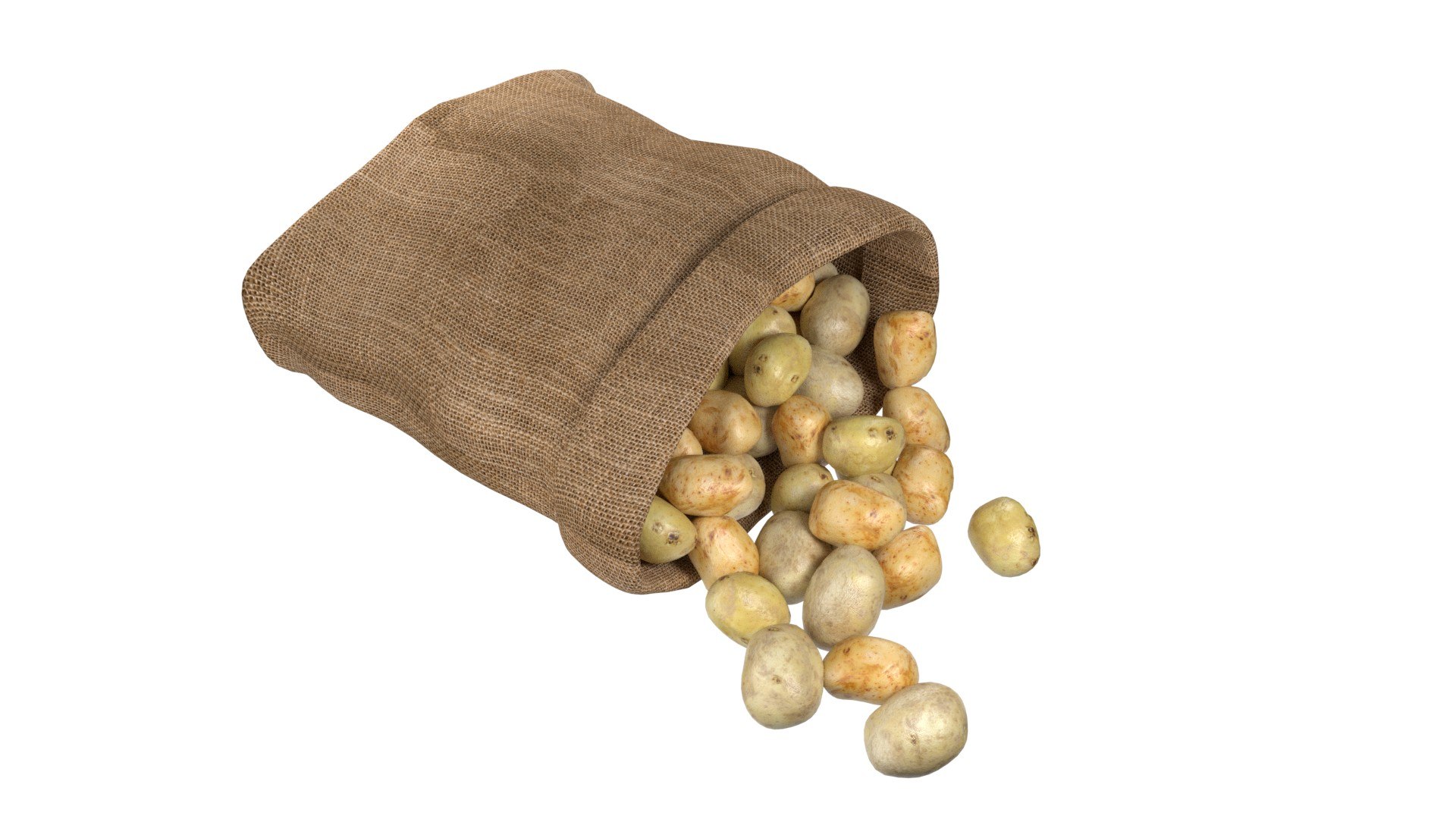 Potato Sack Model - TurboSquid 2388654