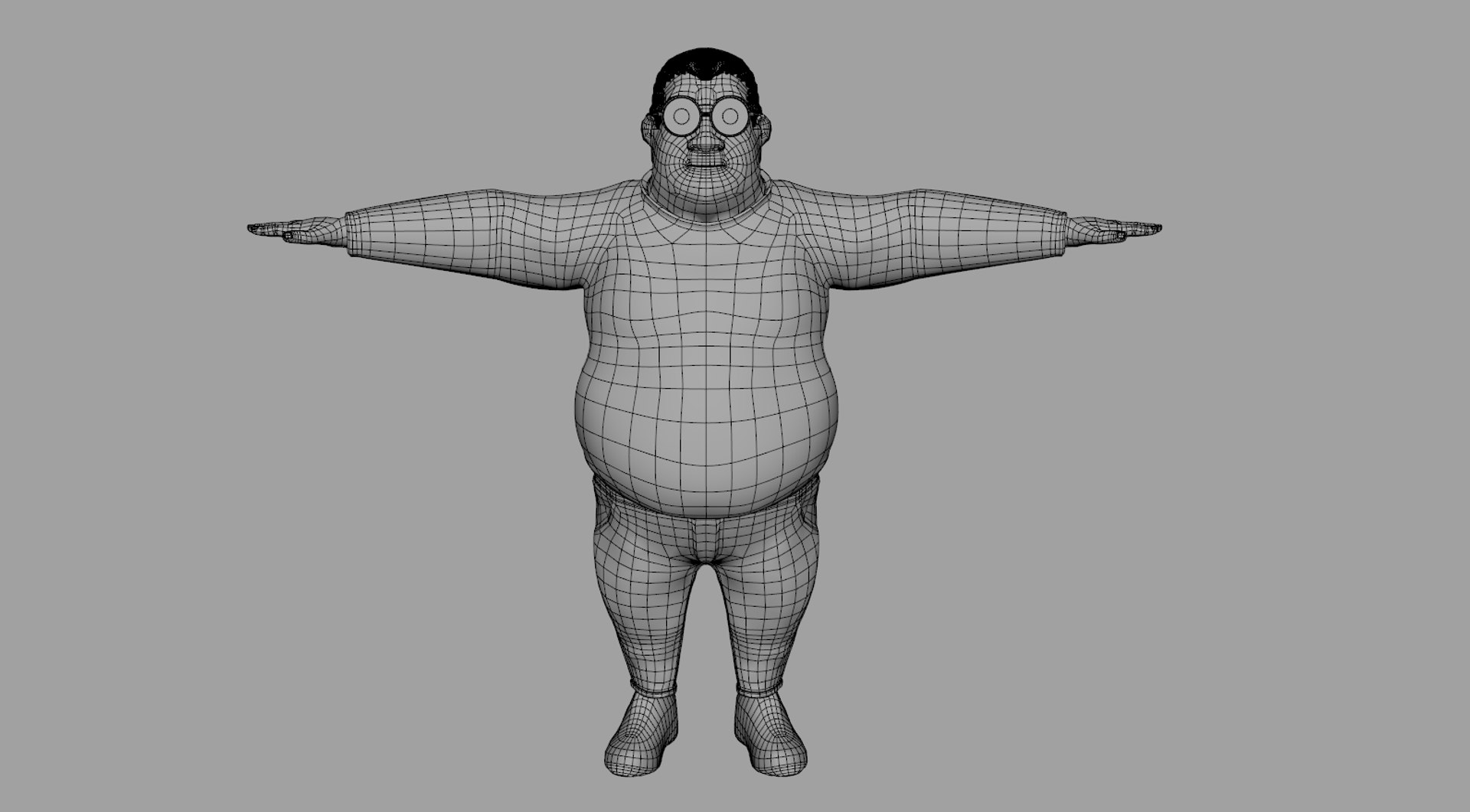 3D TOONY CHARACTER RIGGED FAT MAN MAYA Model - TurboSquid 2213565