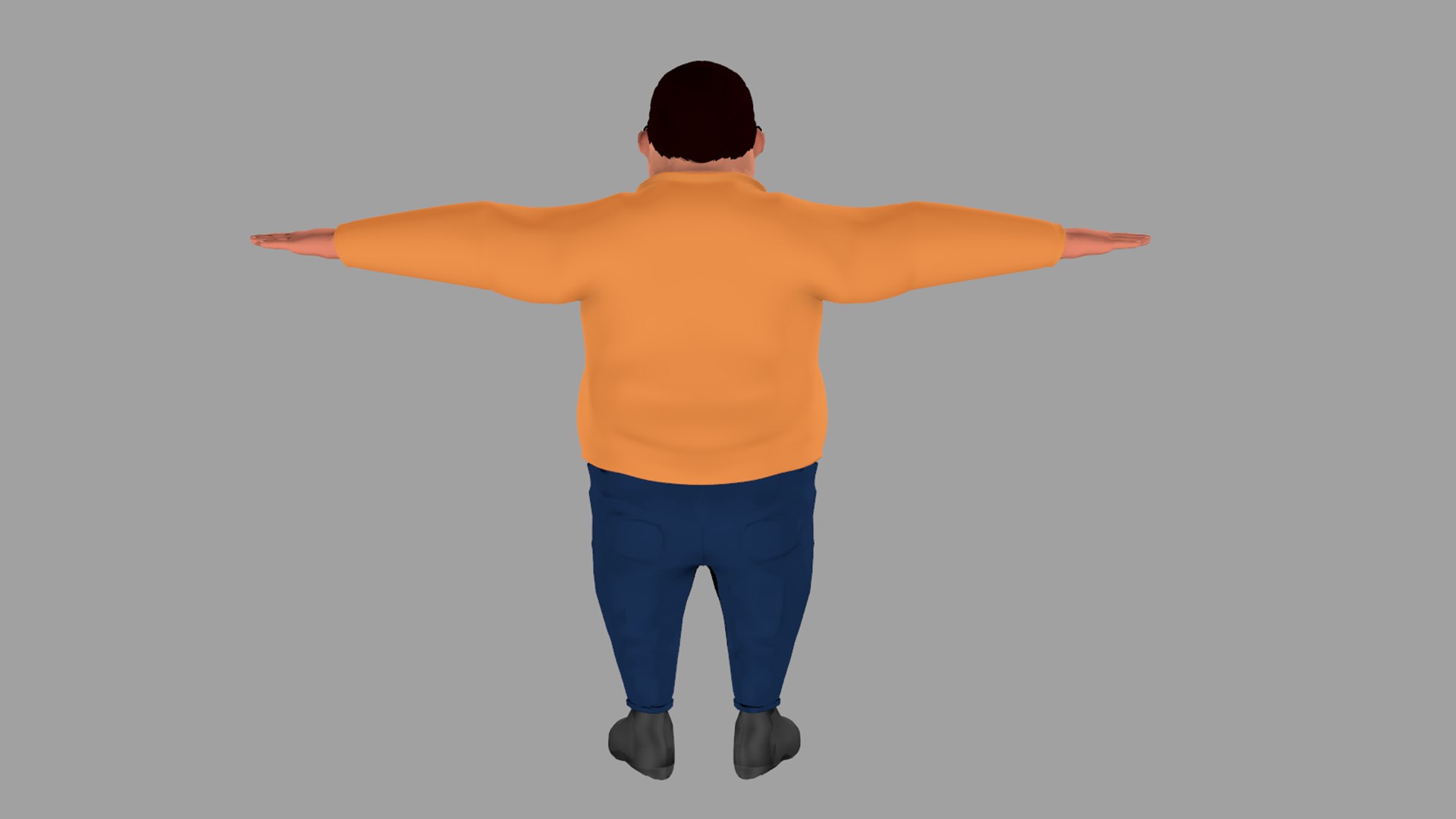 3D TOONY CHARACTER RIGGED FAT MAN MAYA Model - TurboSquid 2213565