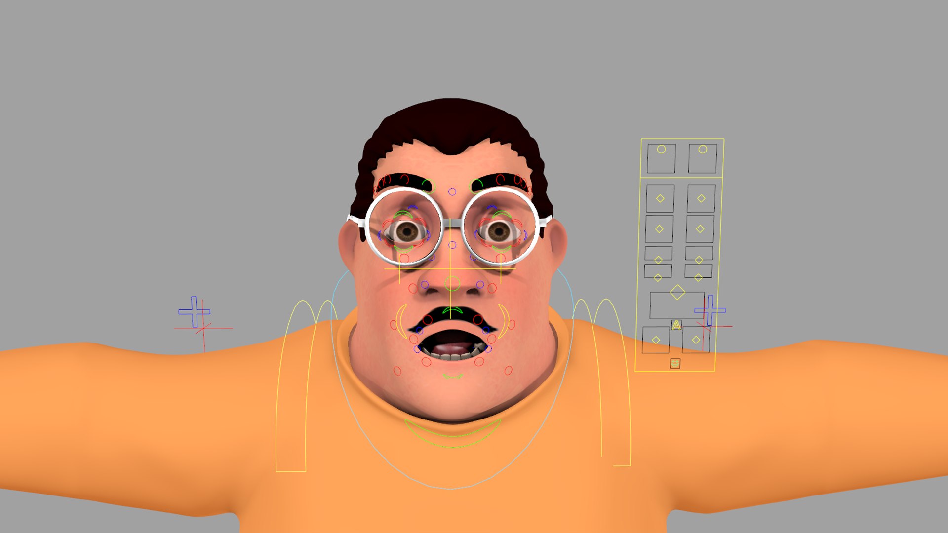 3D TOONY CHARACTER RIGGED FAT MAN MAYA Model - TurboSquid 2213565